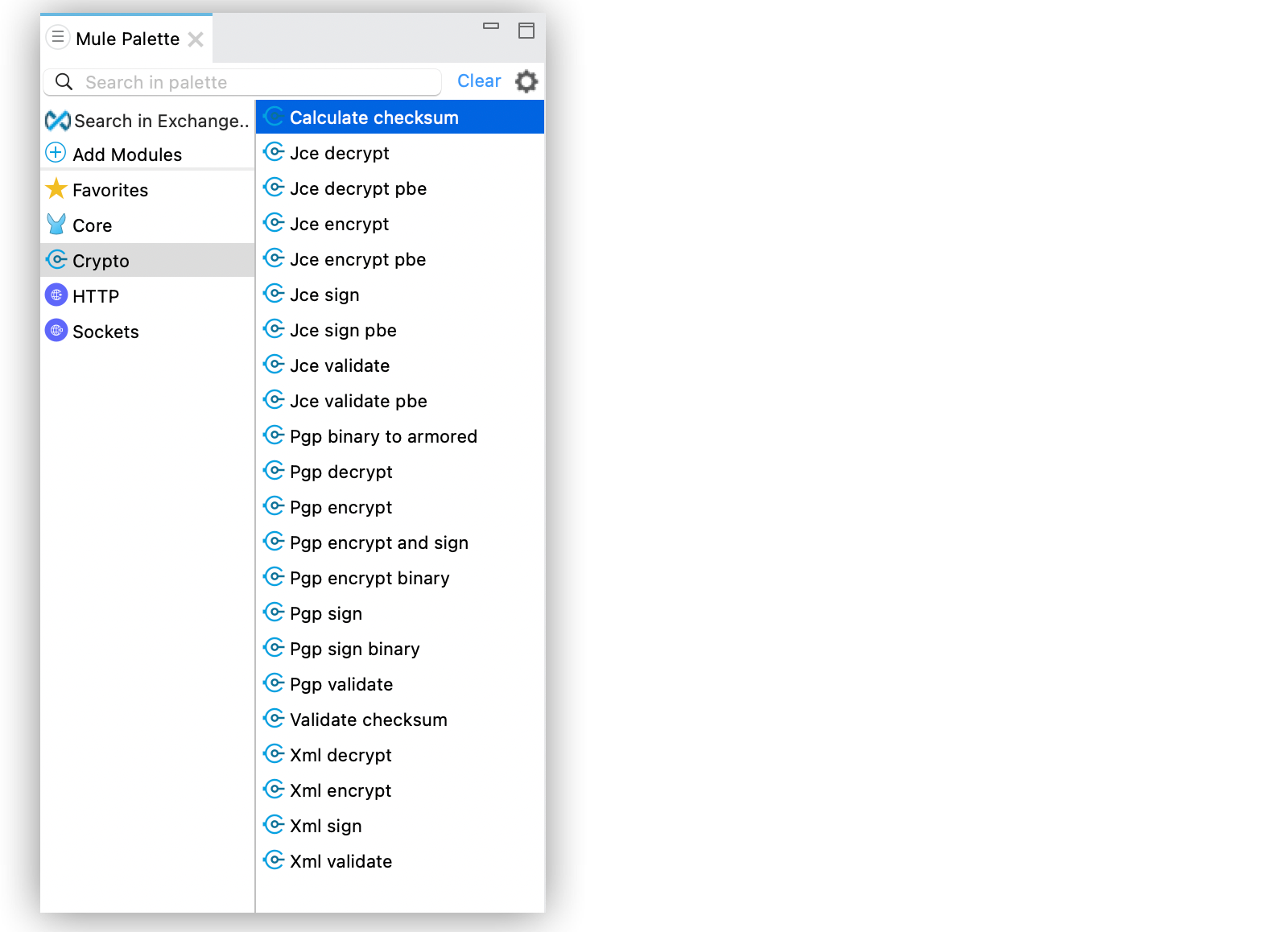Using Anypoint Studio to Configure Cryptography Module 1.x | MuleSoft Documentation