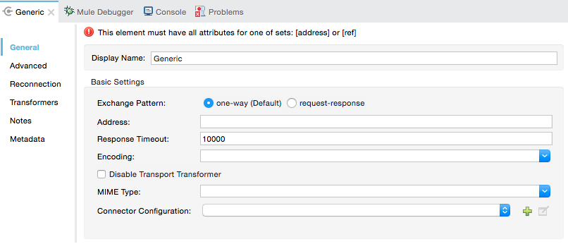 Generic Connector | MuleSoft ドキュメント