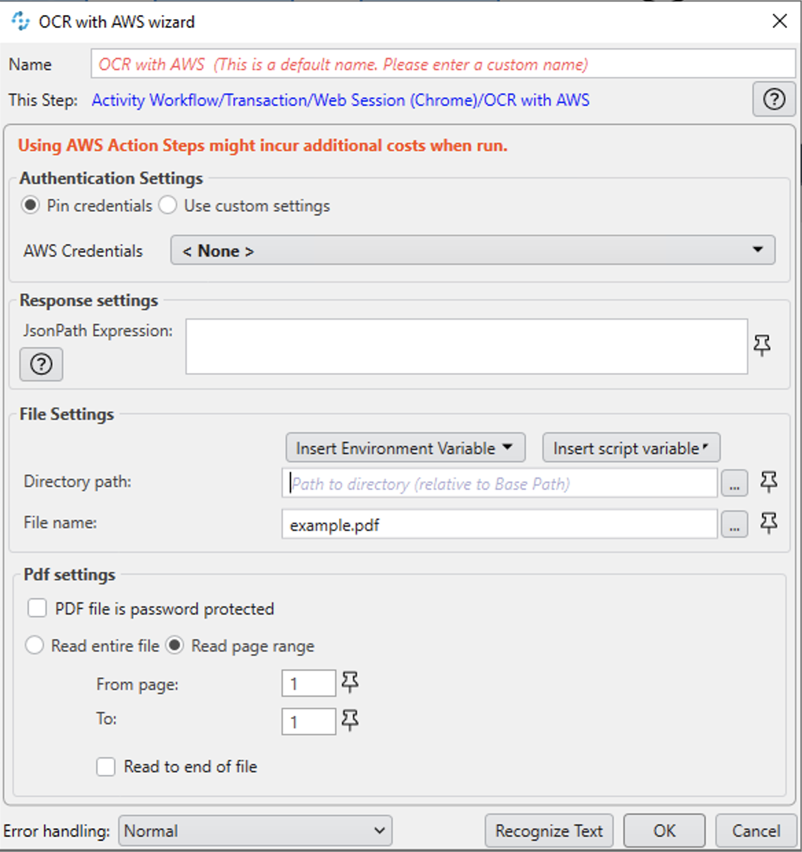 OCR With AWS | MuleSoft ドキュメント