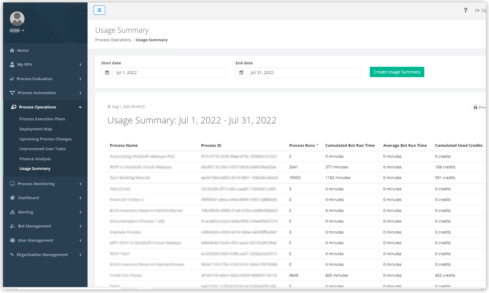 MuleSoft Automation のクレジット | MuleSoft ドキュメント