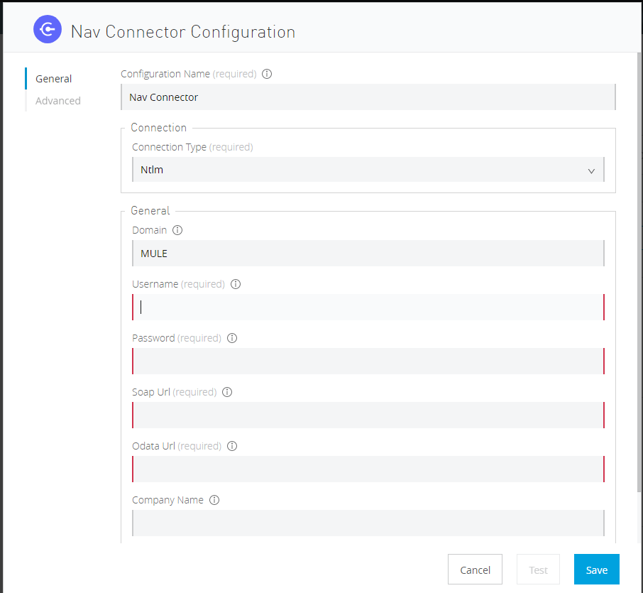 Microsoft Dynamics NAV Connector - Mule 4 | MuleSoft Documentation