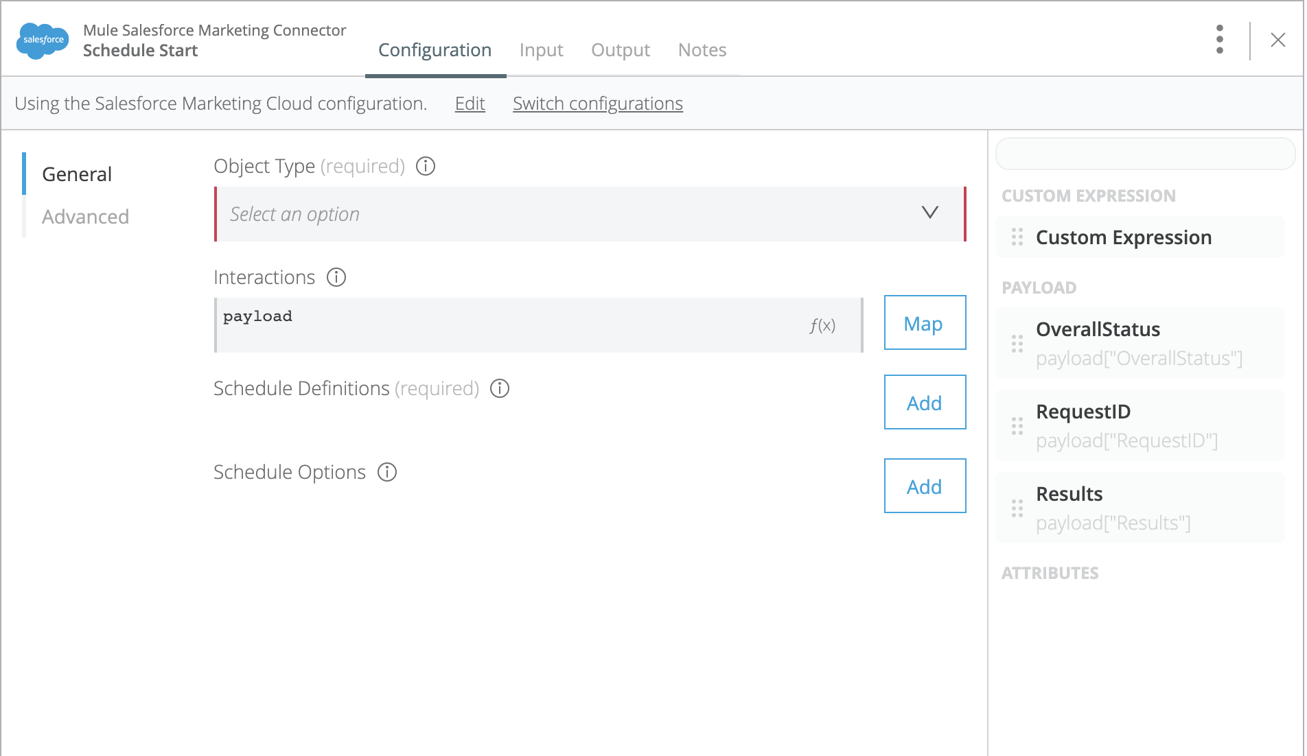 Salesforce Marketing Cloud Connector - Mule 4 | MuleSoft Documentation