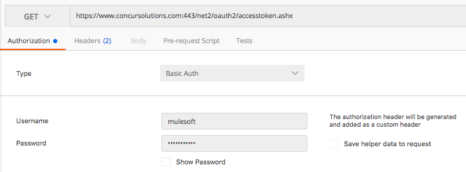 SAP Concur Connector - Mule 4 | MuleSoft Documentation