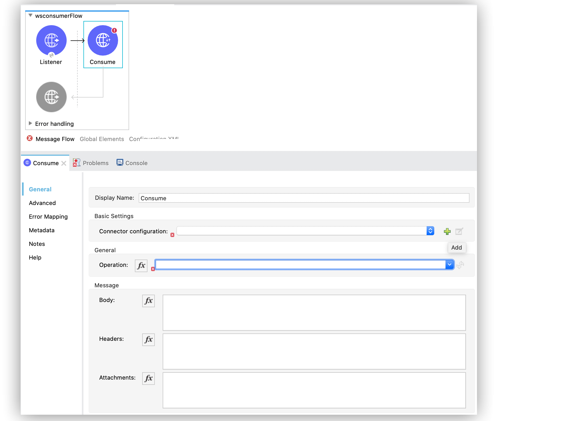 Use Studio to Configure Web Service Consumer 1.6 - Mule 4 | MuleSoft ...